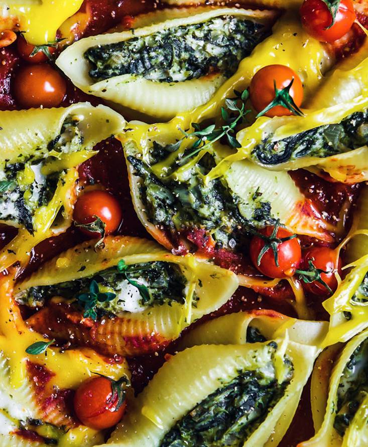 Spinach and Cheese Stuffed Pasta Shells | Jade Kath of Panaceas Pantry ...